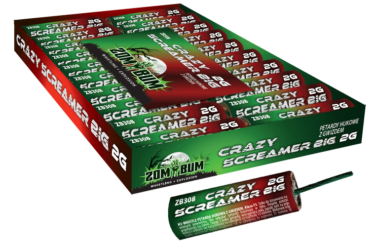 Petardy Crazy Screamer Big 2G ZB308 F3 | Petardy | Fajerwerki shop
